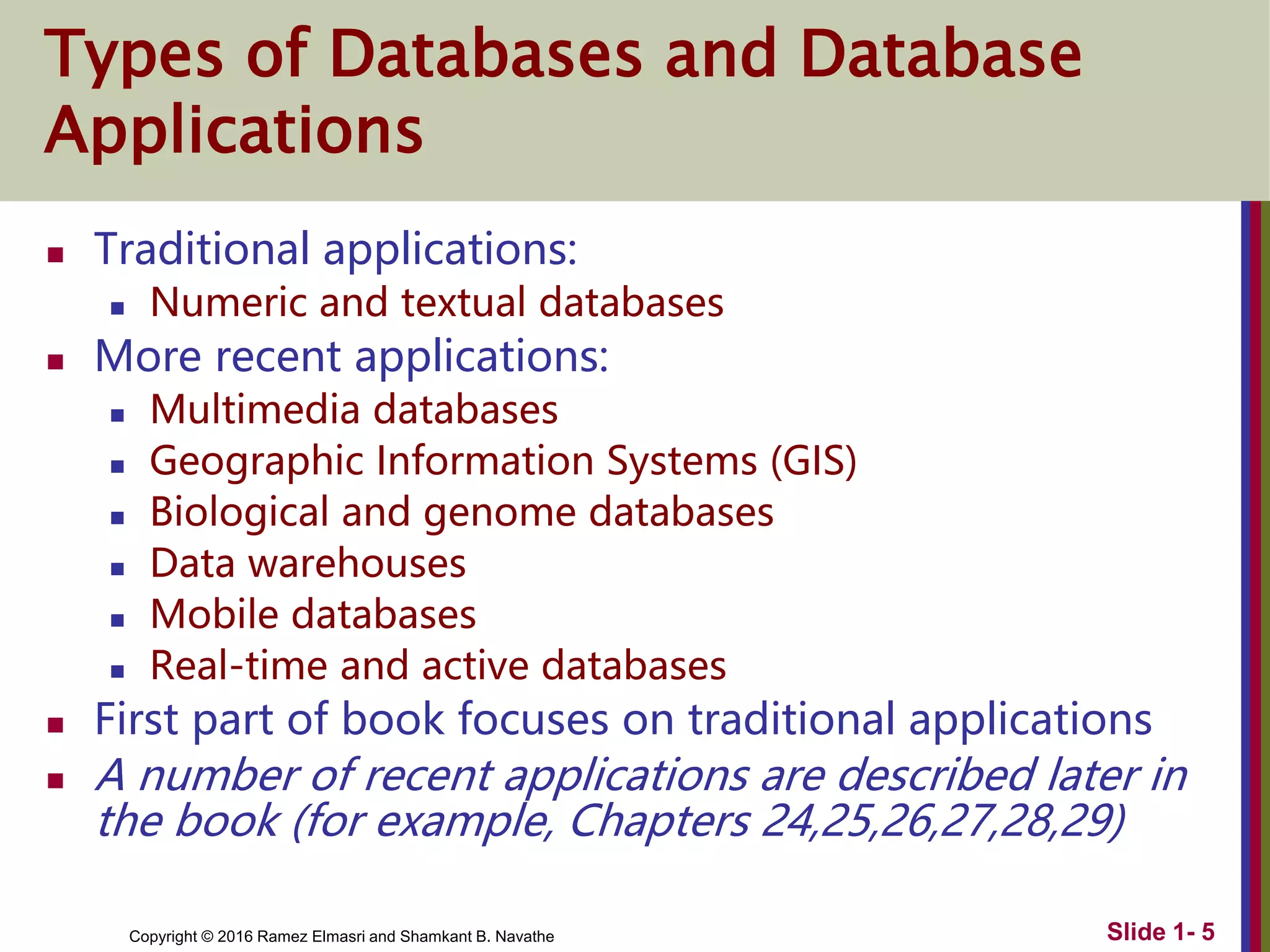Chapter01.ppt | Databases | Computer Software and Applications