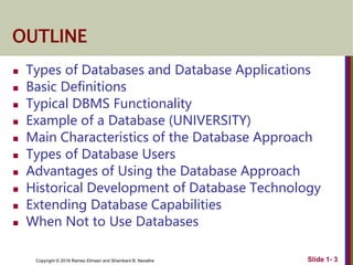 Chapter01.ppt | Databases | Computer Software and Applications