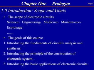 Electronics Basics introduction document | PPT