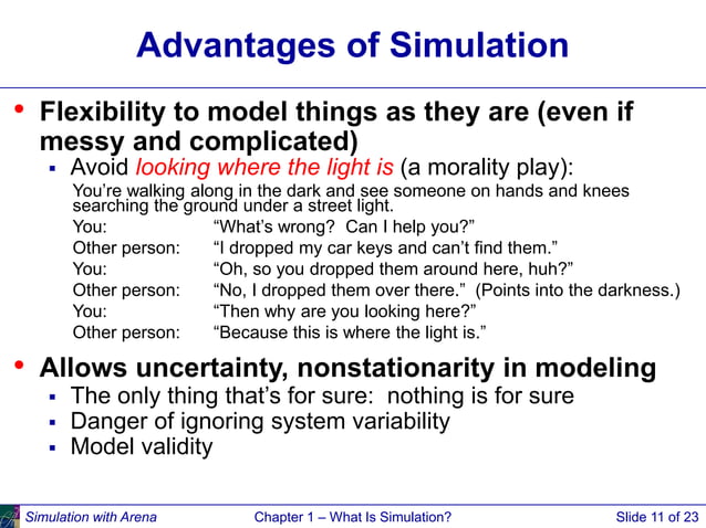 Simulation with ARENA Chapter 1: What is Simulation? | PPT