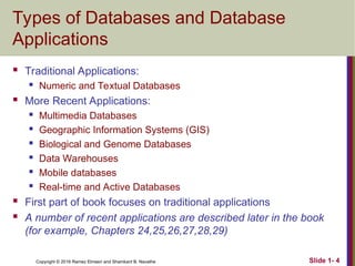 Chapter01 database system in computer.ppt | Databases | Computer Software and Applications