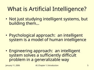 Artificial Intelligence Chapter 1: Introduction | PPT