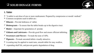 Preformulation studies of dosage form in pharmacy | PPTX