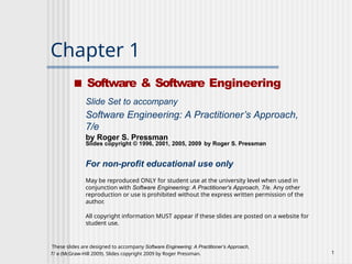 Software Engineering Chapter-1 Basic Concepts | PPT