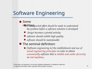 Software Engineering Chapter-1 Basic Concepts | PPTX