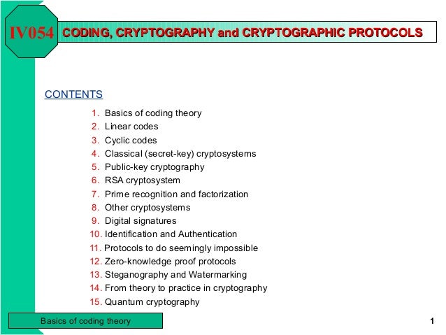 Basics of Coding Theory Basics of Coding Theory