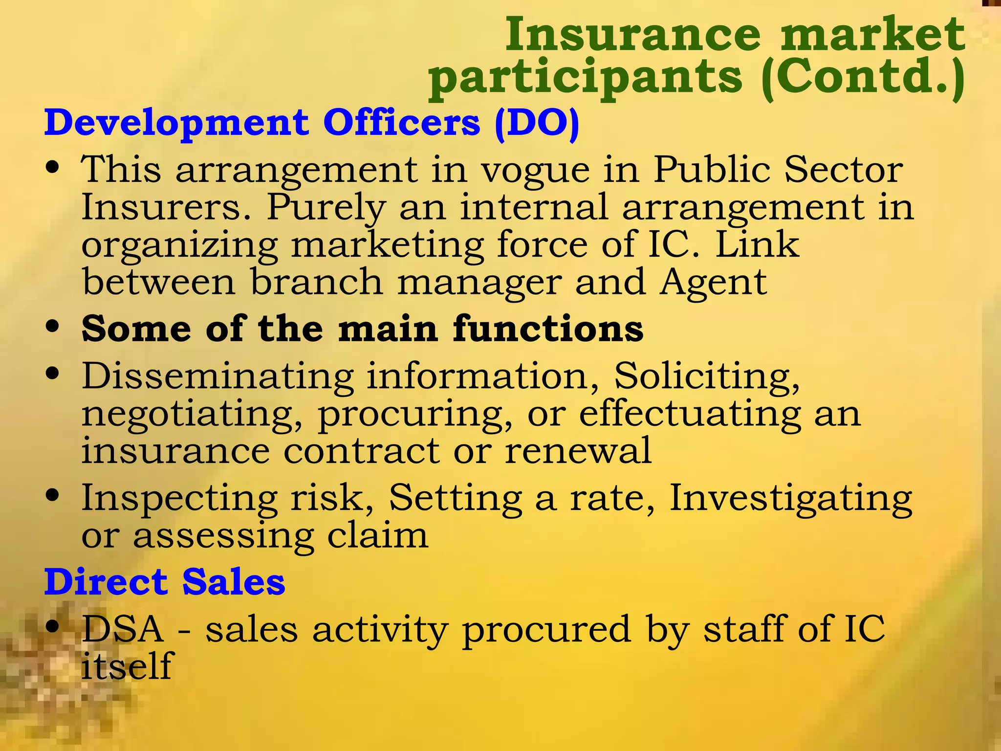 Chapter 01 concepts and principles of insurance | PPT