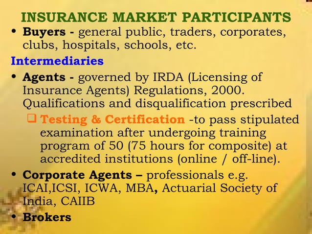 Chapter 01 concepts and principles of insurance | PPT