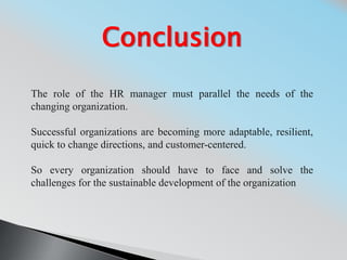 HRM in changing environment | PPT