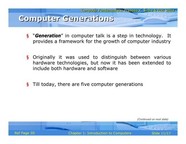 Computer Fundamentals Chapter 01 introduction | PPT
