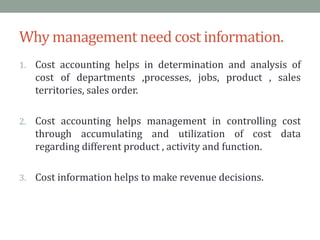 Chapter 01 introduction OF Cost Accounting | PPTX