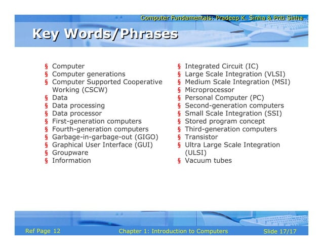 Chapter01 introduction to computer | PDF