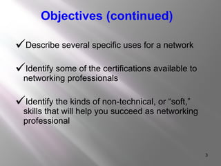 Chapter01 -- introduction to networking | PPT | Computer Networking | Computing