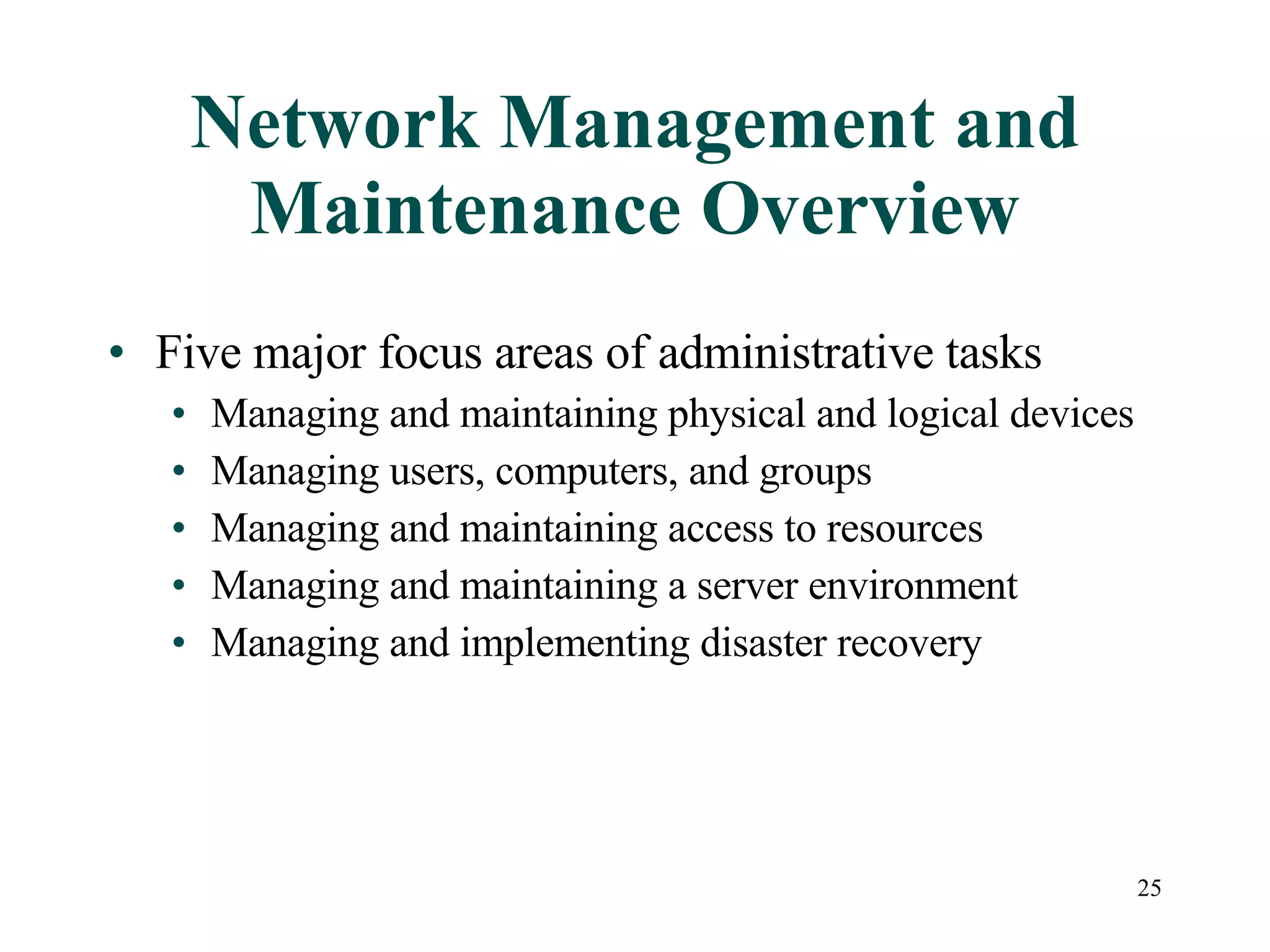 Chapter01 Introduction To Windows Server 2003 | PPT
