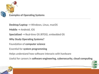 Chapter01-rev Operating System (OS) is a crucial piece of system ...