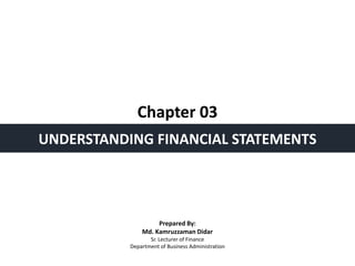 Chapter 01 understanding financial statements (2) | PPTX