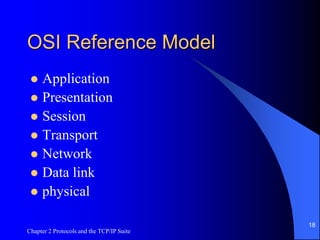 Chapter01&02.ppt Advanced computer network | PPT | Computer Networking | Computing