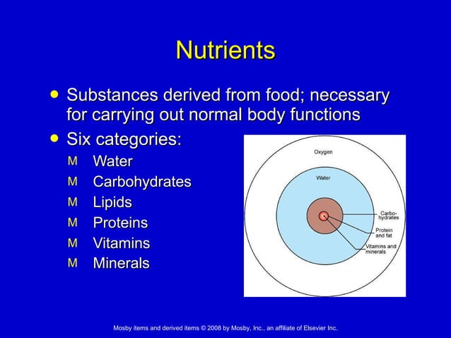 12. Nutrients and Metabolism | PPT