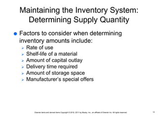Chapter 13- Inventory Systems and Supply Ordering | PPT