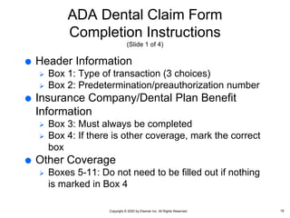 Ch 14 Third Party Reimbursement and Coding | PPT | Dental Health ...