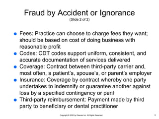 Ch 14 Third Party Reimbursement and Coding | PPT | Dental Health ...