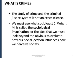 Introduction to criminal justice chapter 1 | PPTX