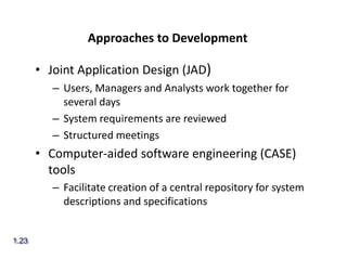 System imolementation(Modern Systems Analysis and Design) | PPT