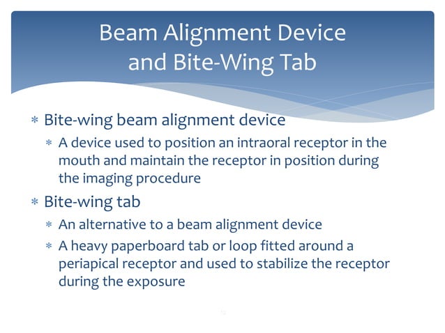 Chapter 19: Bitewing Technique | PPT | Dental Health | Diseases and ...