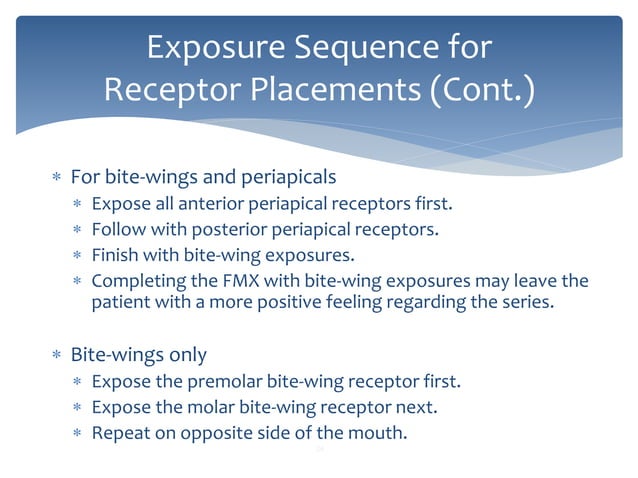 Chapter 19: Bitewing Technique | PPT | Dental Health | Diseases and ...