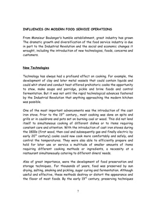 Chapter 01 a culinary history | DOC | Bars & Restaurants | Attractions