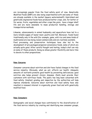 Chapter 01 a culinary history | DOC | Bars & Restaurants | Attractions