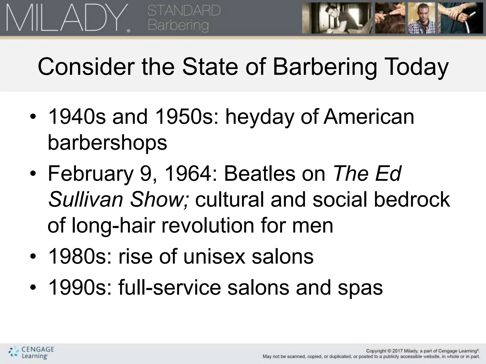 Milady Barber Chapter 1 History SLide show presentation | PPTX