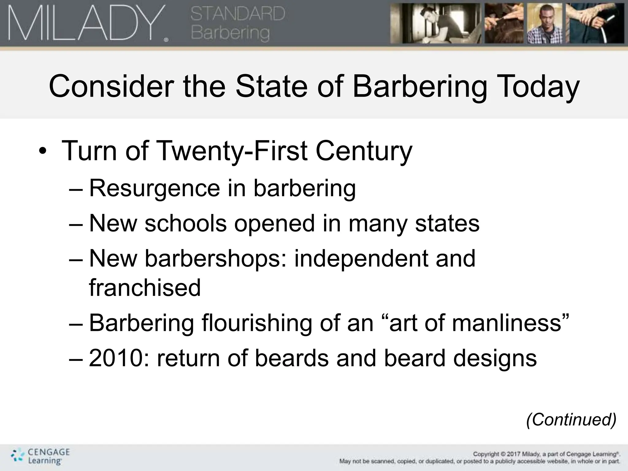 Milady Barber Chapter 1 History SLide show presentation | PPTX