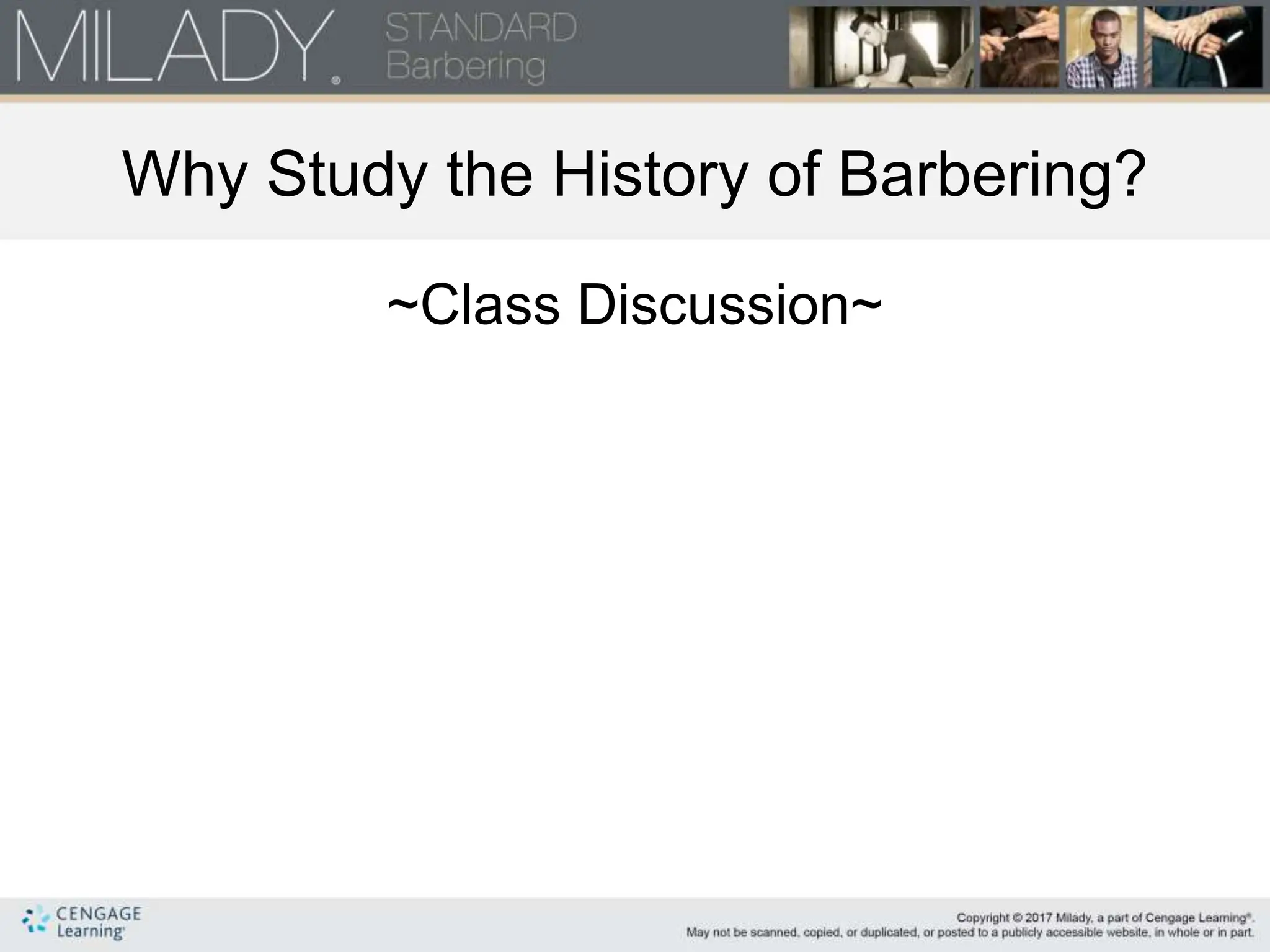 Milady Barber Chapter 1 History SLide show presentation | PPTX