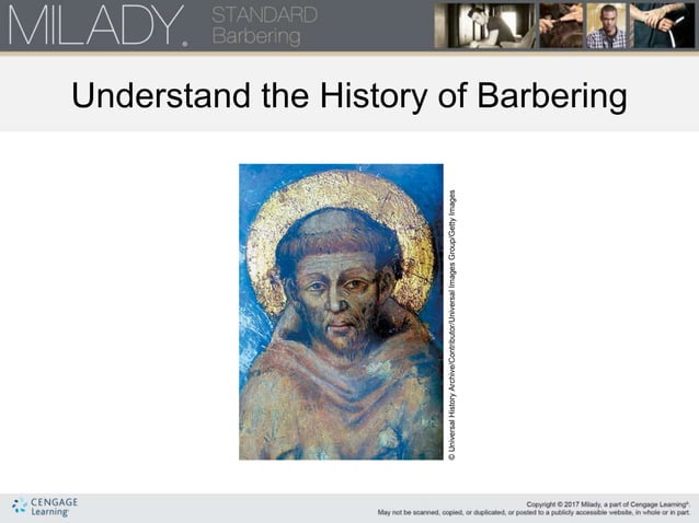 Milady Barber Chapter 1 History SLide show presentation | PPTX