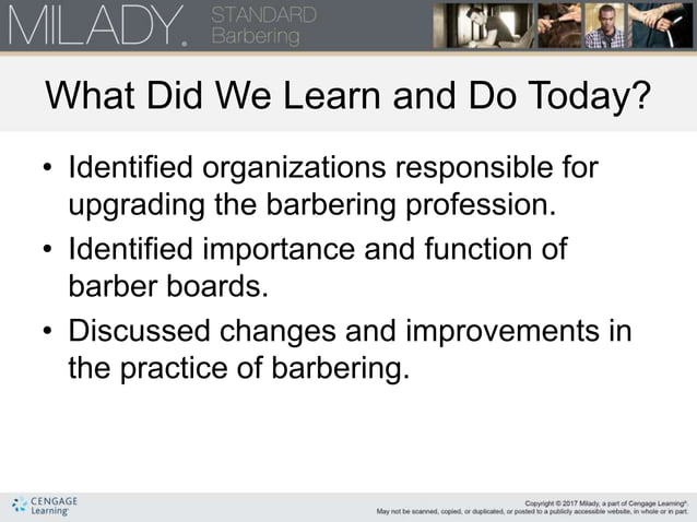 Milady Barber Chapter 1 History SLide show presentation | PPTX