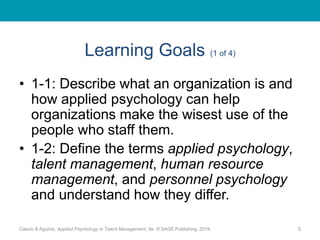 Organization Working environment Applied psychology Organizational ...
