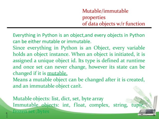 CHAPTER 01 FUNCTION in python class 12th.pptx | Web Development | Internet