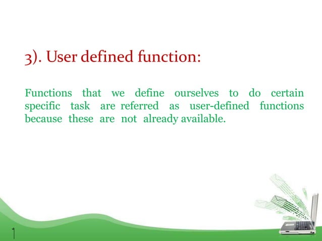 Chapter 01 Function In Python Class 12thpptx 