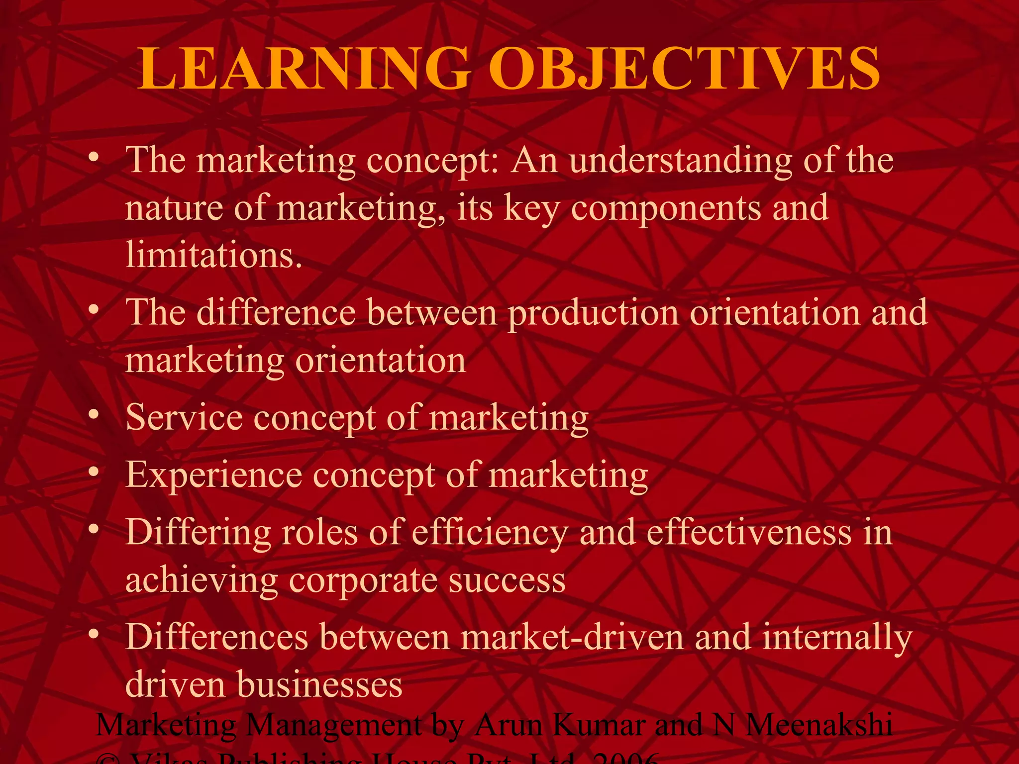 Chapter 01 (fundamentals of marketing) | PPT