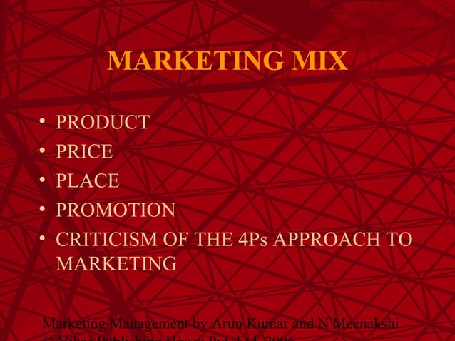 Chapter 01 (fundamentals of marketing) | PPT