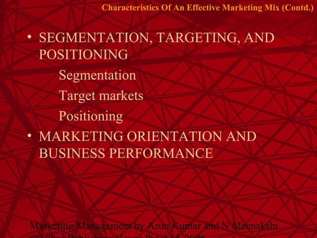 Chapter 01 (fundamentals of marketing) | PPT