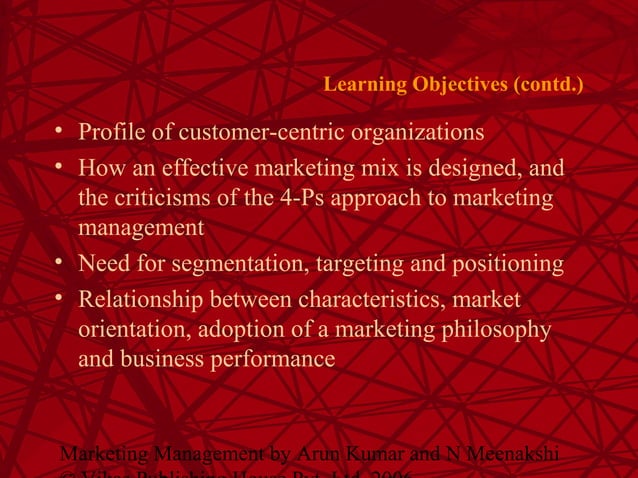 Chapter 01 (fundamentals of marketing) | PPT