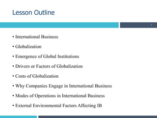 Chapter 01 Globalization (International Business Environment) .pptx ...