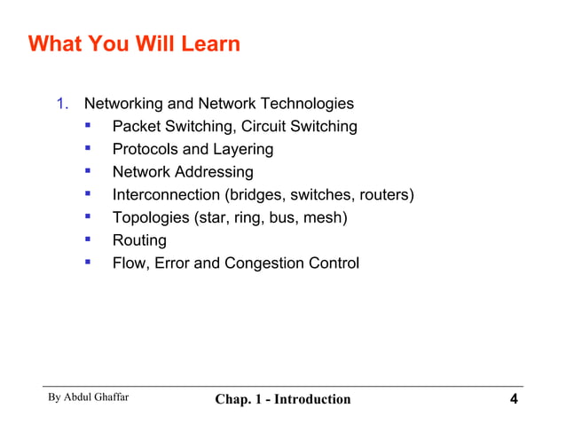 Introduction to Computer Networks | PPT