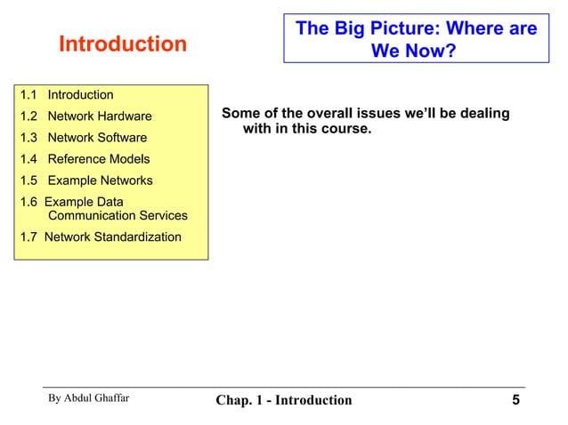 Introduction to Computer Networks | PPT