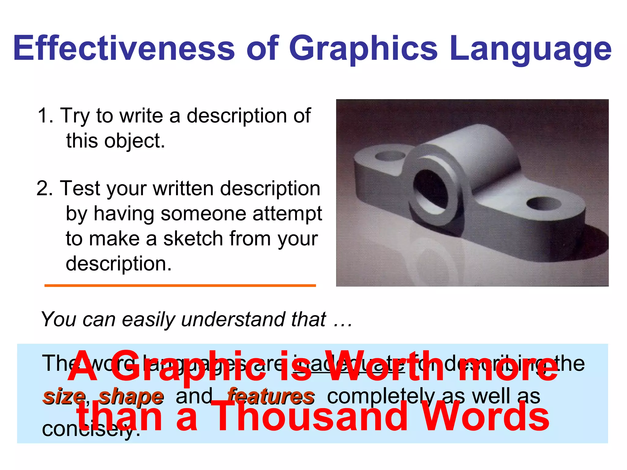 1- introduction Graphic and geometric graphics Engineering. | PPT