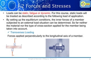 Chapter 01_Introduction to strength of material | PDF