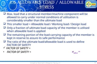 Chapter 01_Introduction, Strength of Material | PPTX