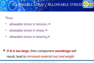 Chapter 01_Introduction, Strength of Material | PPTX
